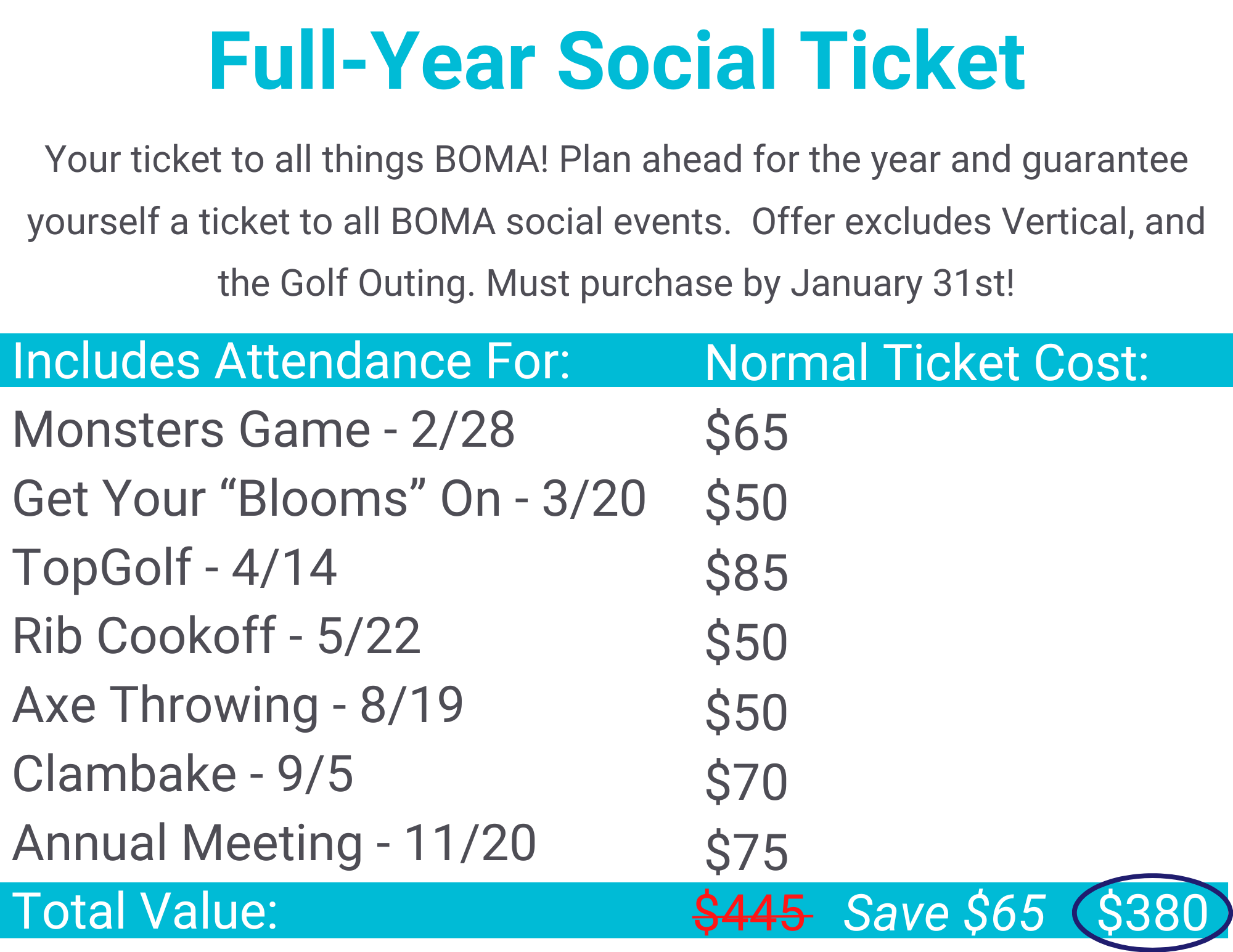 2025 Social Ticket | BOMA Greater Cleveland